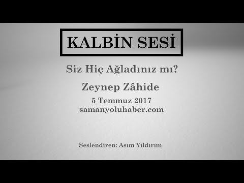 SİZ HİÇ AĞLADINIZ MI | ASIM YILDIRIM
