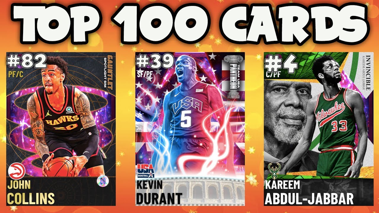 RANKING THE TOP 100 BEST CARDS IN NBA 2K21 MyTEAM! - YouTube