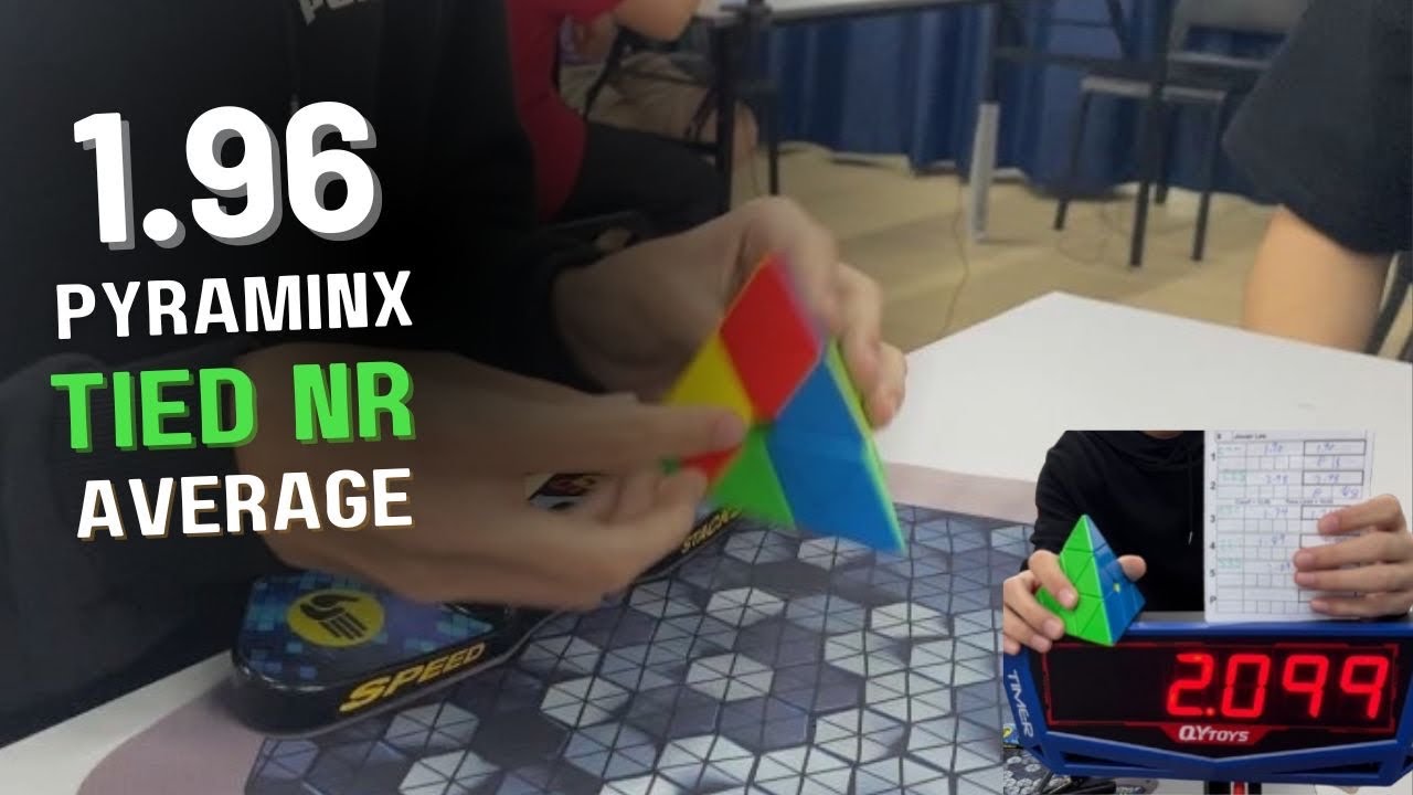 1.96 TIED Pyraminx National Record Average! - YouTube