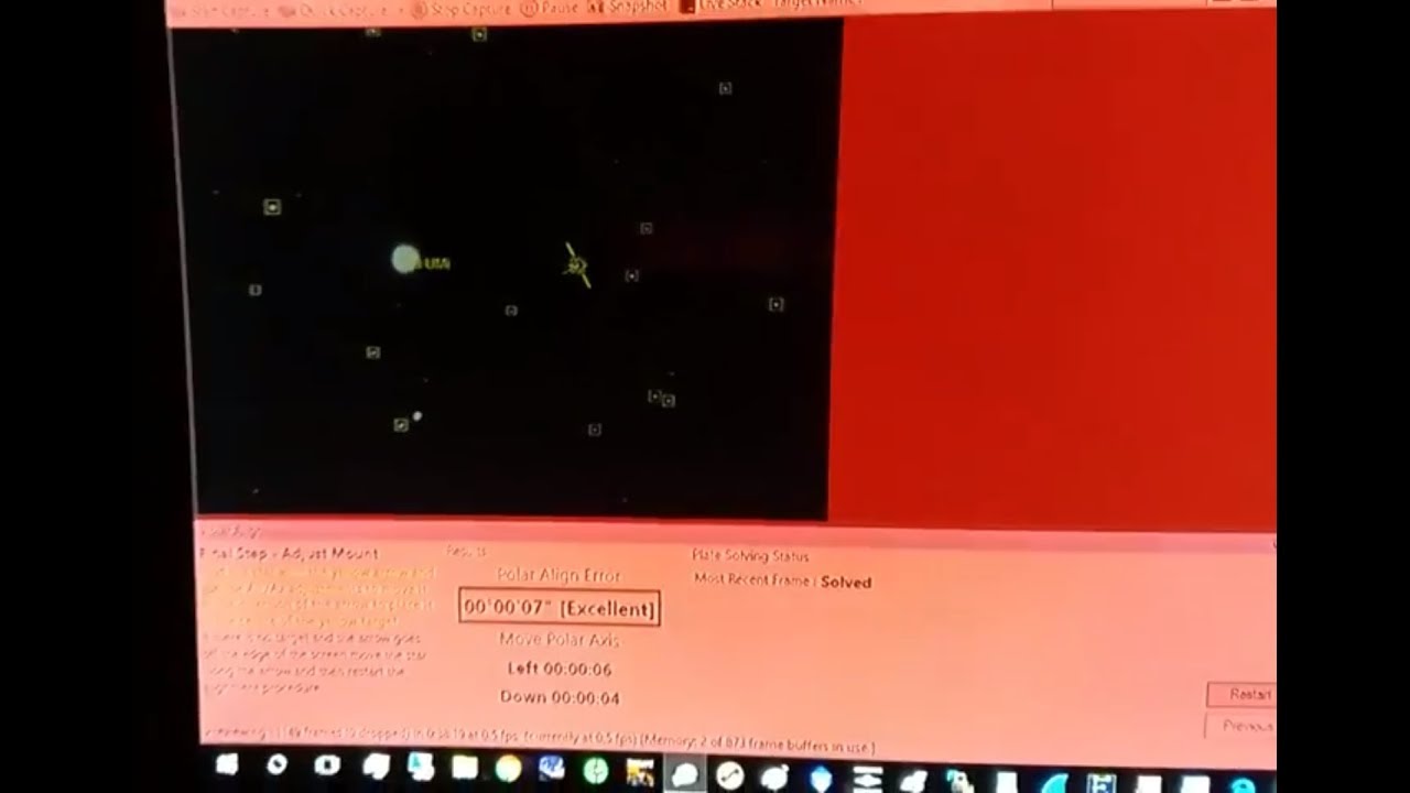 How to polar align your mount using SharpCap - YouTube