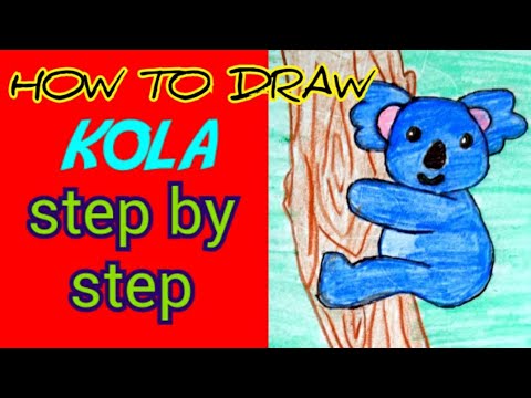 How to draw koala |easy drawings |kids art |koala |drawing for kids ...