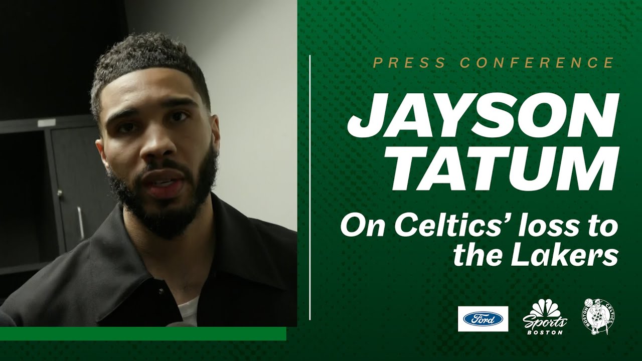POSTGAME PRESS CONFERENCE | Jayson Tatum talks being named 6x NBA All ...