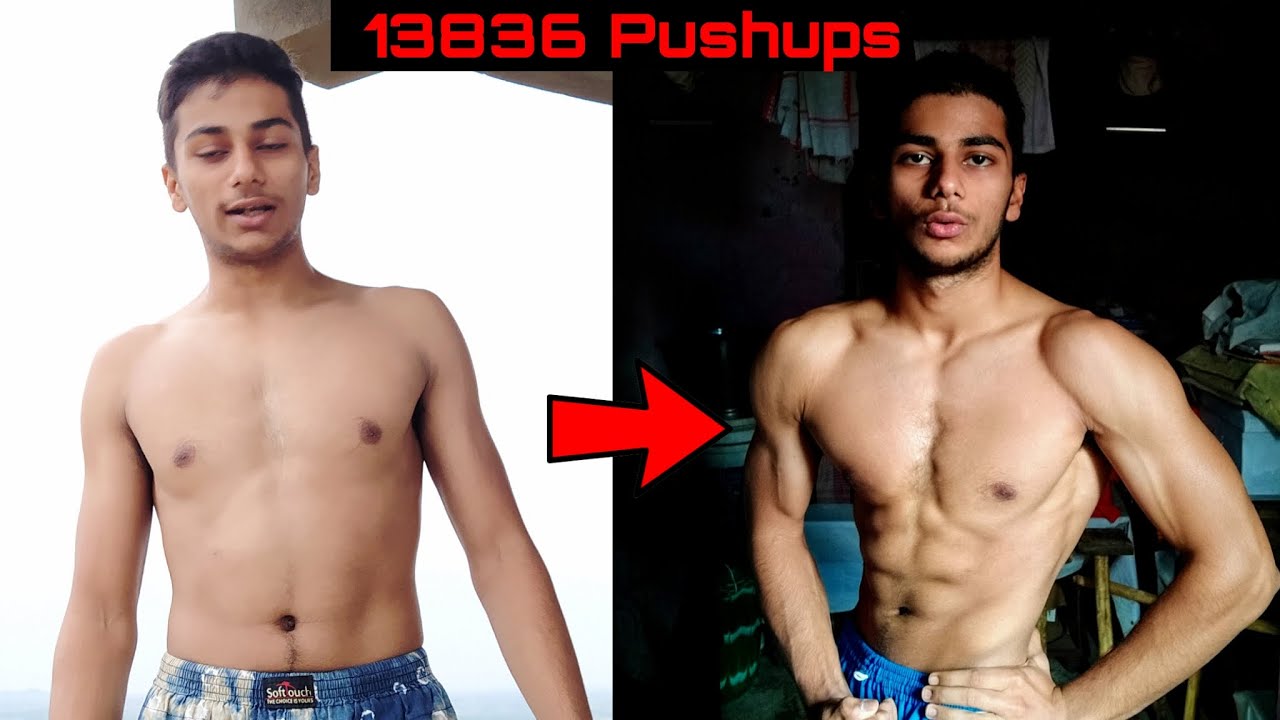 I did 14,000 PUSH-UPS | Pushups only BODY TRANSFORMATION - YouTube