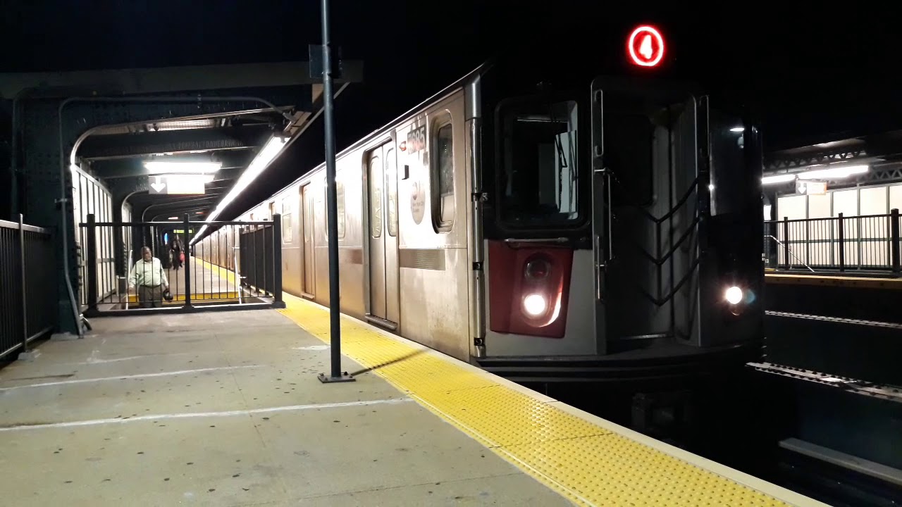 R142A (4) departs Saratoga - YouTube