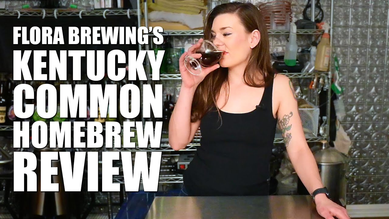 Flora Brewing's Kentucky Common Homebrew Review - YouTube
