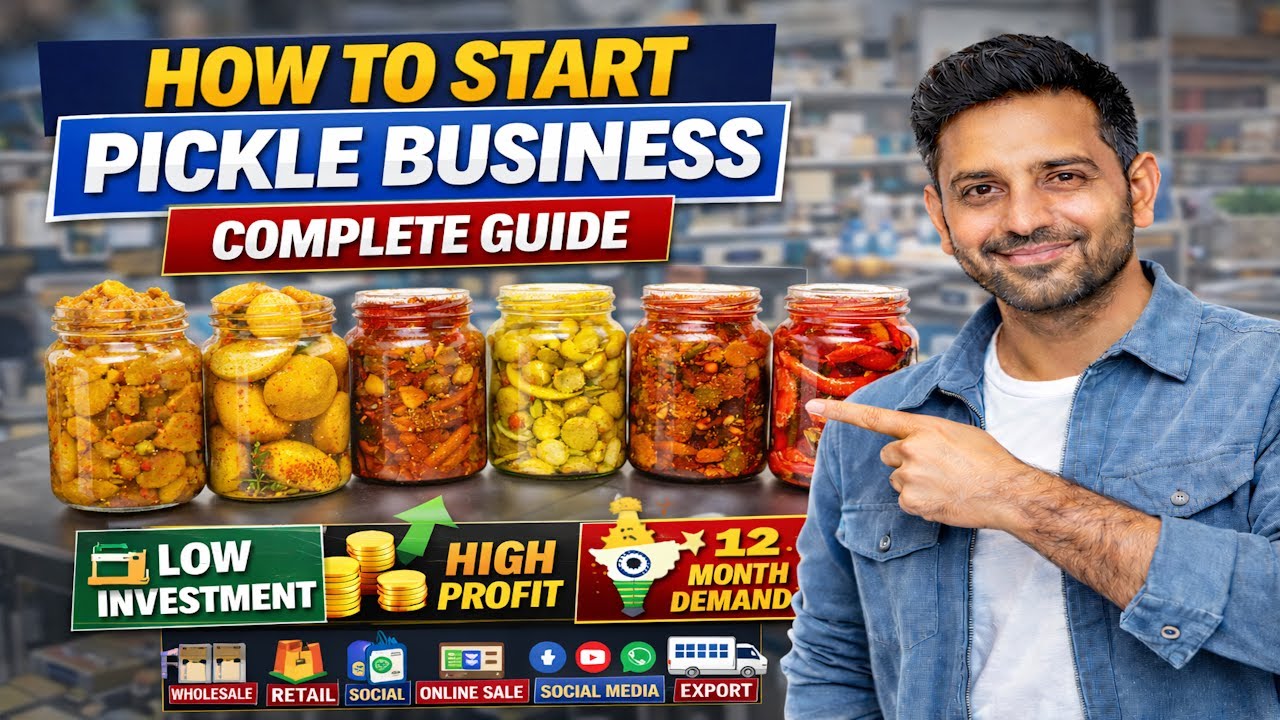 Pickle Achar Making Business | How To Start Pickle Business - YouTube
