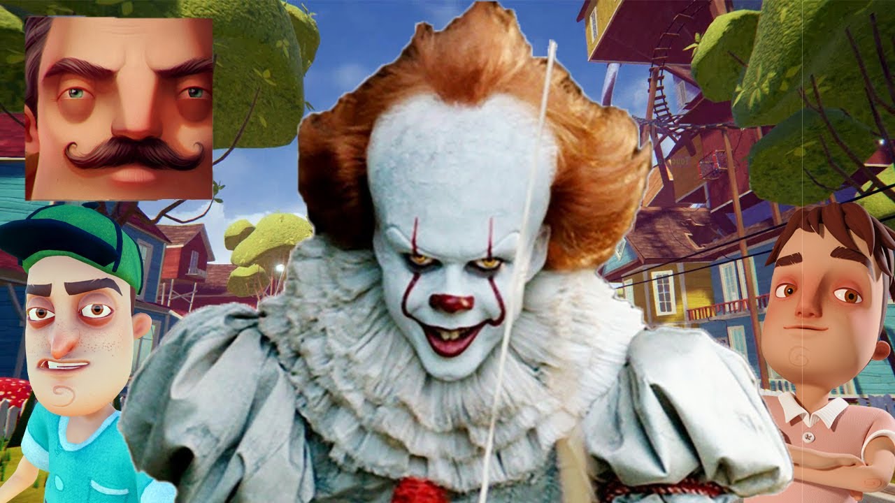 Hello Neighbor - My New Neighbor BIG Pennywise EXE - BIG IT EXE History ...