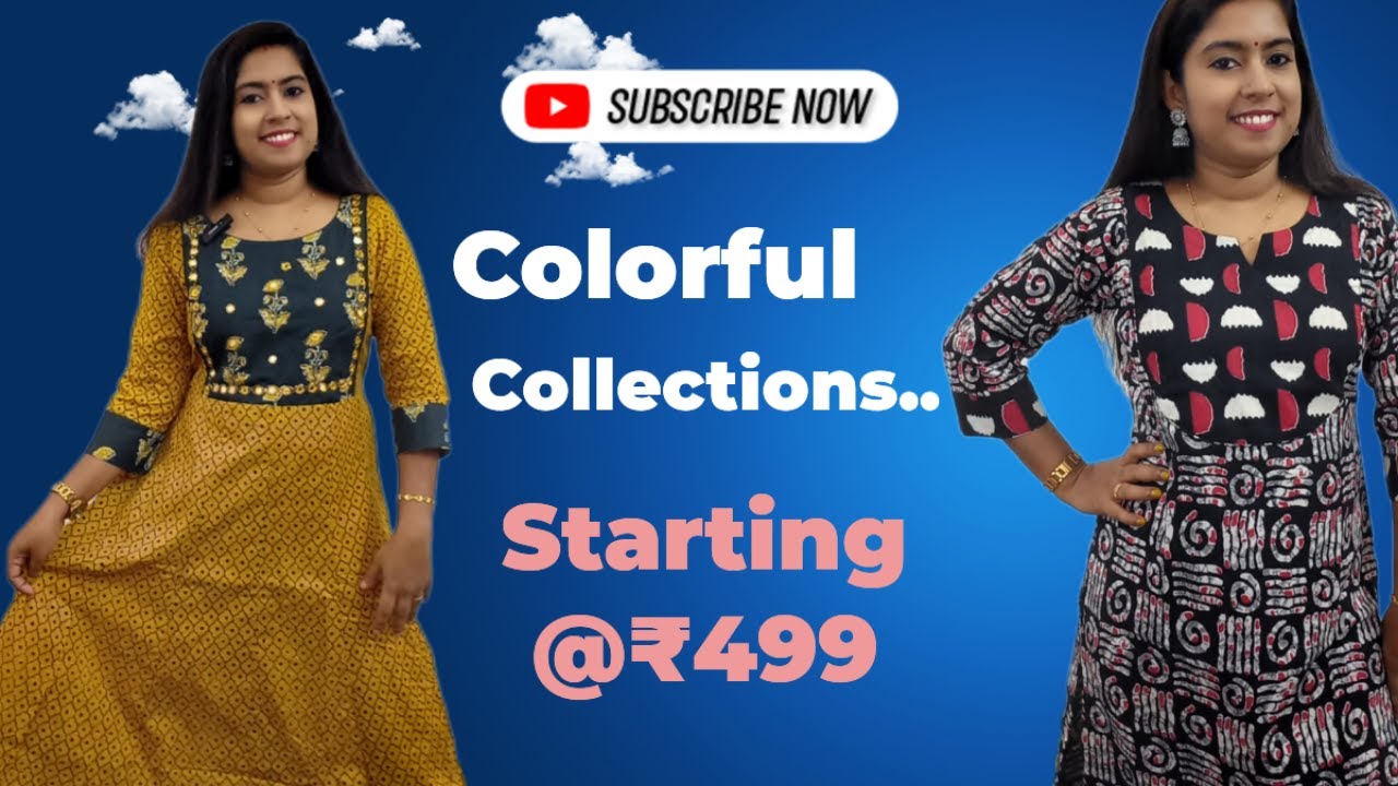 Free Shipping ൽ Colorful Collections.. Don't Miss it.. - YouTube
