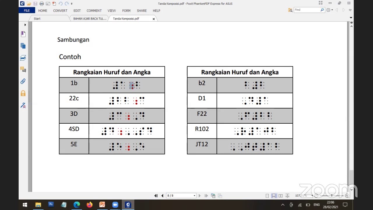 Baca Tulis Braille - Tanda Komposisi - YouTube