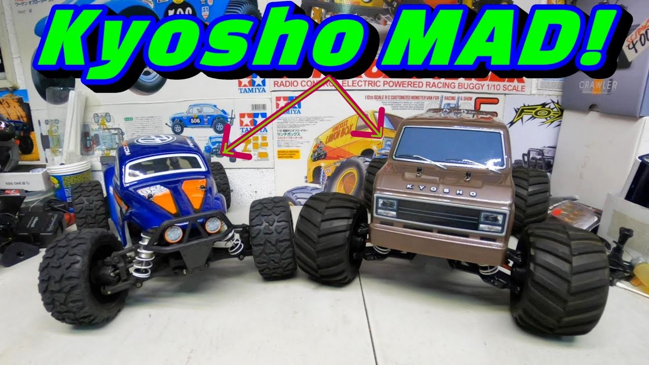 Kyosho Mad Bug VS Mad Van RC Collection - YouTube