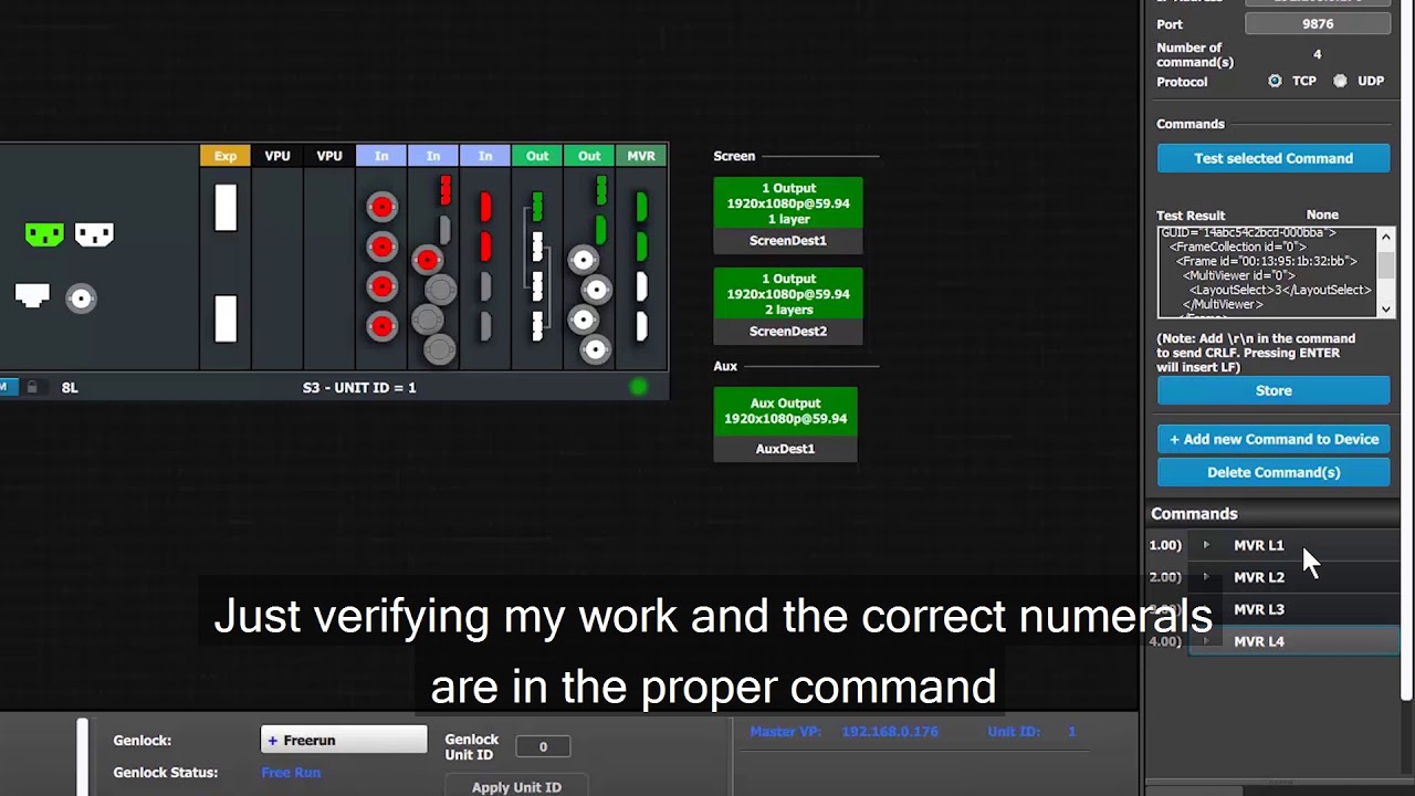 How to use Device Control & Cues to change the active MVR Layout - YouTube
