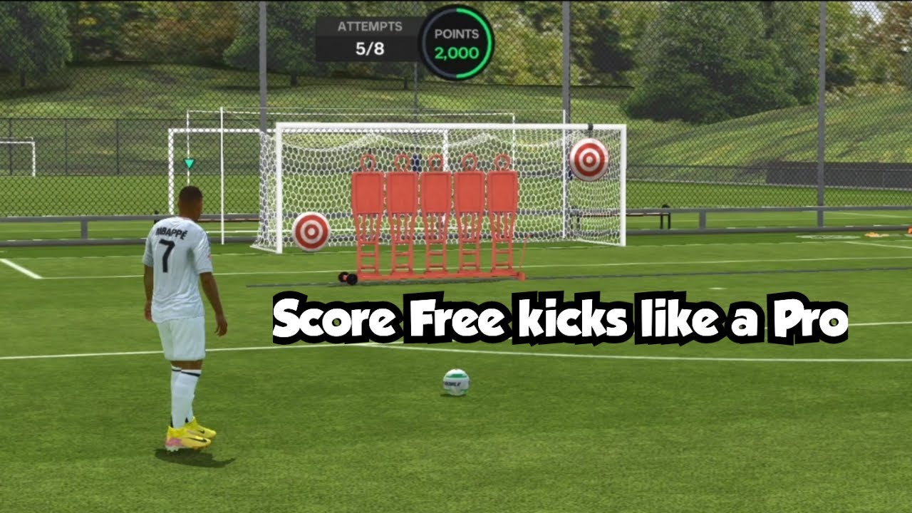 How to score free kicks in EA FC Mobile 25 - Free Kicks Tutorial - YouTube