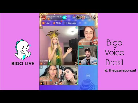 3ª LIVE do Bigo Voice Brasil - Final |  Thayze Rapunzel (Aquarela do Brasil e Titanium - Cover)