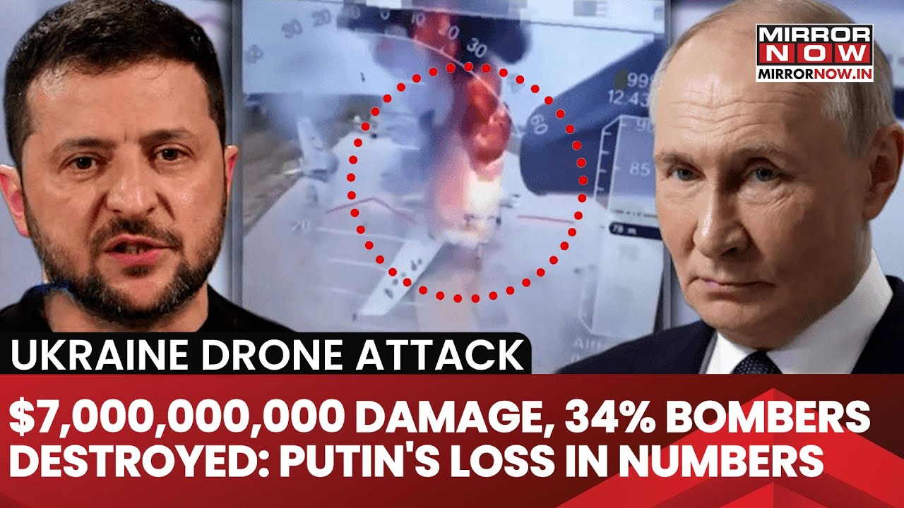 Ukraine's Op 'Spider Web' Shocks Putin, 34% Russian Missile Bombers ...