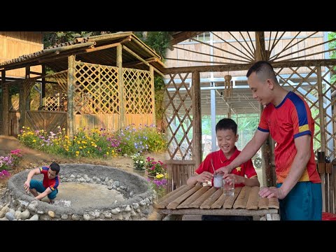 Minh's Joy on His First Exam Day and Uncle Vuong's Warm Care - Completing the Water Tank