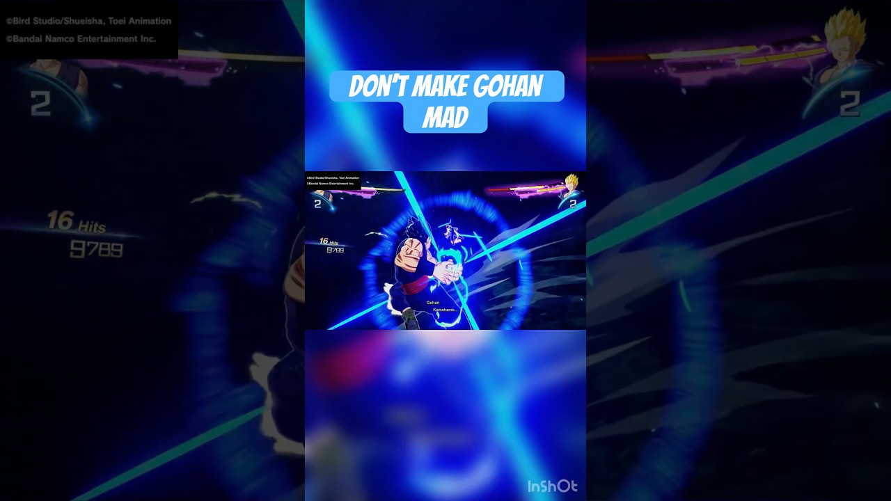 When Gohan gets Mad #dragonball #dragonballsparkingzero #shorts - YouTube