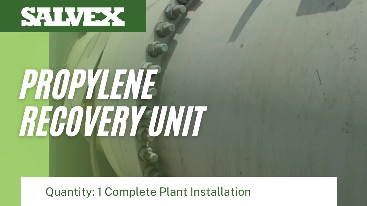 Current Sale - Propylene Recovery Unit (PRV) Ex Refinery (1 Complete ...
