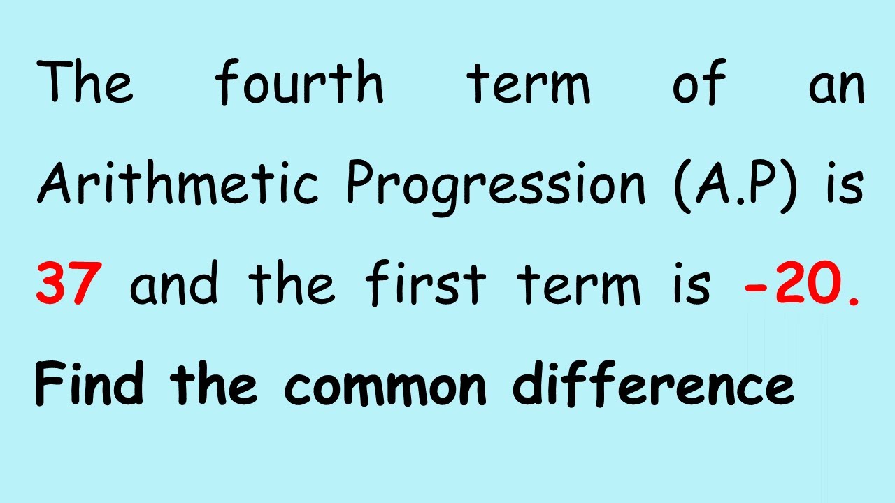 Sequences and Series | Arithmetic Progression | Likely Examination ...