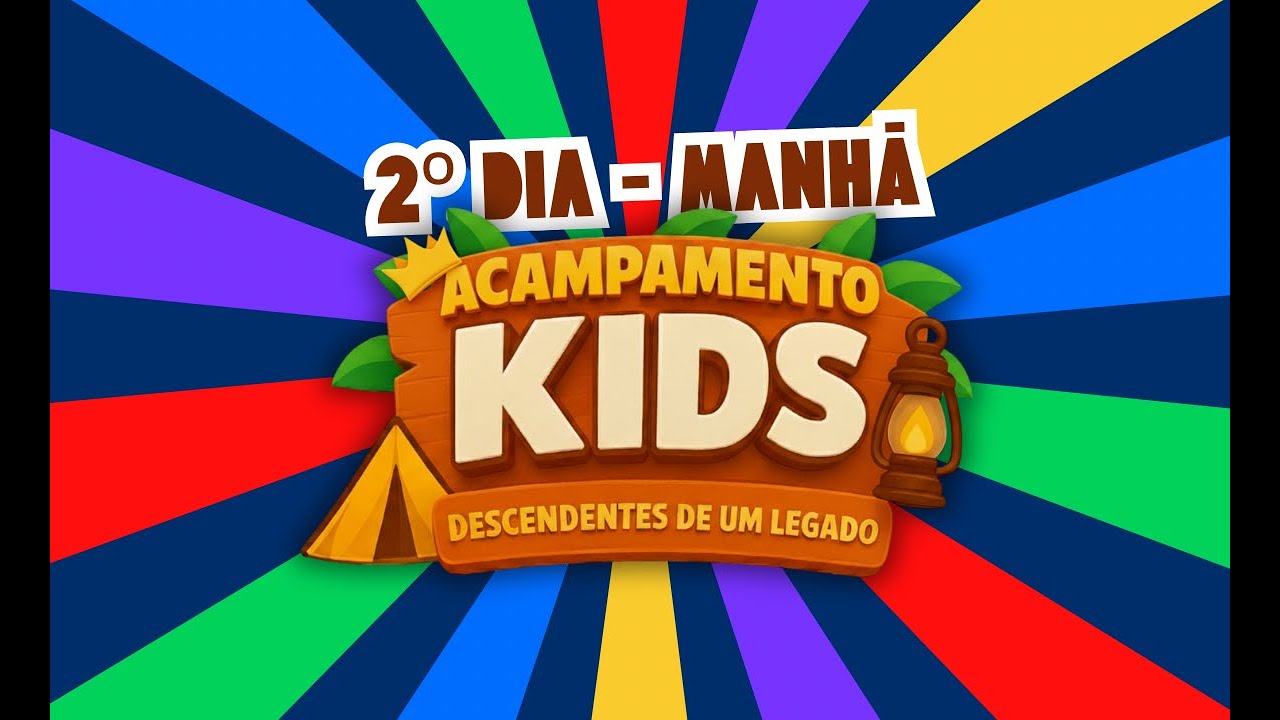Rede Kids | Acampa Kids 2025 - 2° Dia (Manhã) - YouTube