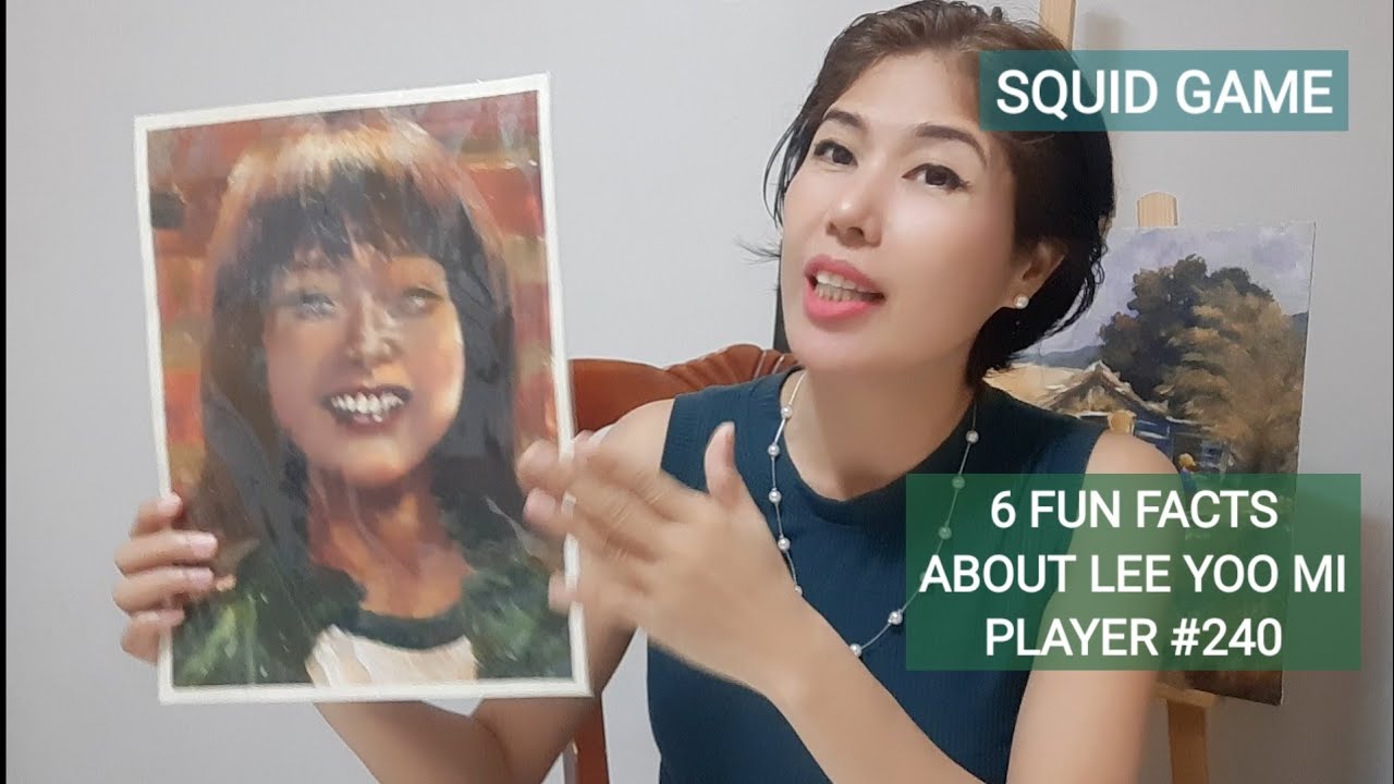 squid game player 240 ji yeong/ 6 fun facts about lee yoo mi/ Acrylic ...