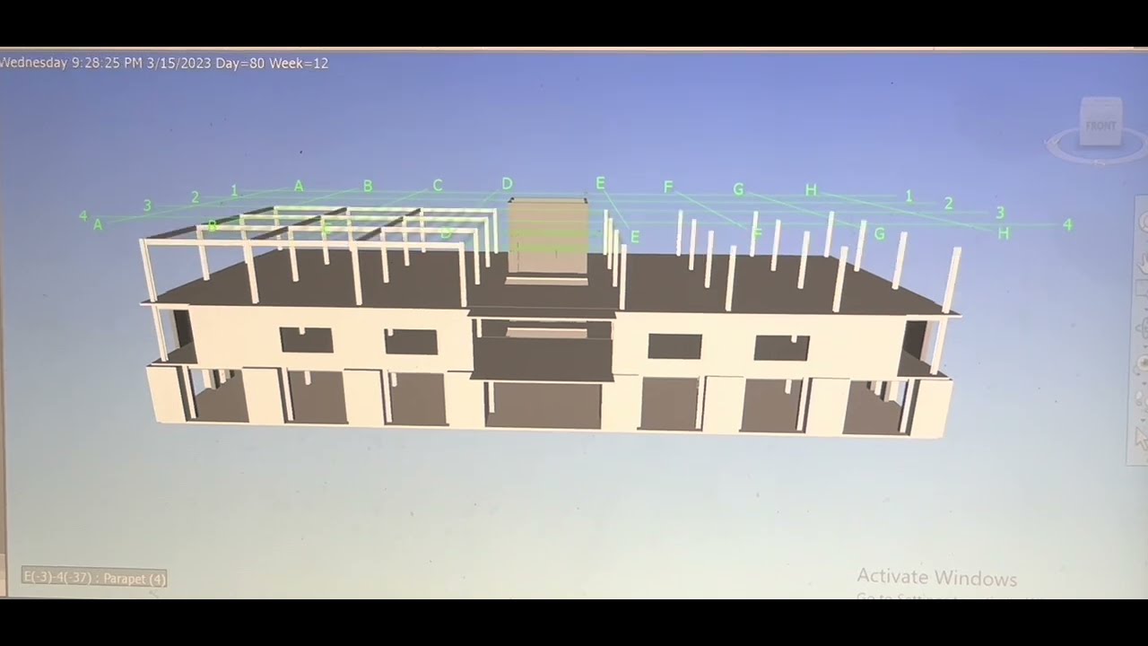 Navisworks Manages 4D Simulation - YouTube
