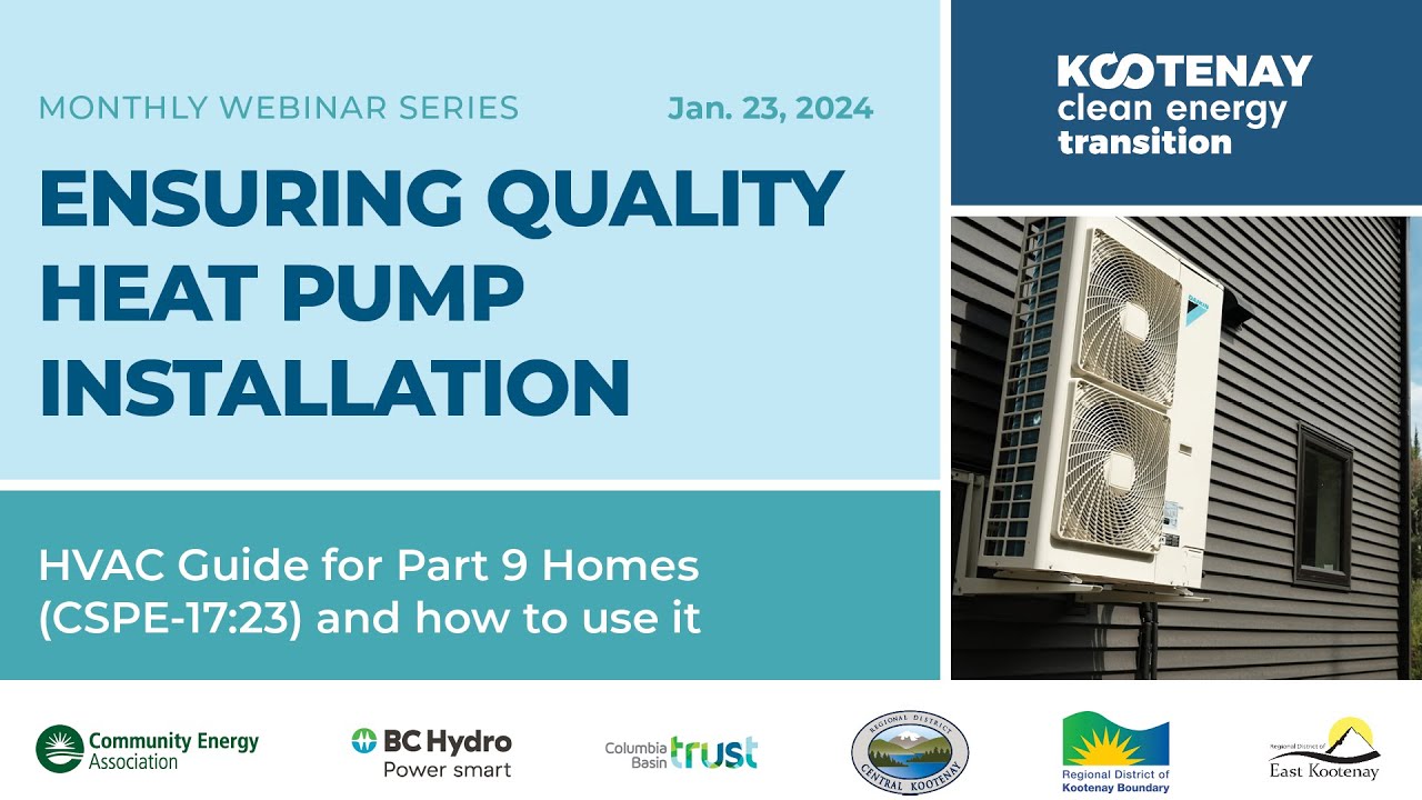 Ensuring Quality Heat Pump Installations: HVAC Guide for Part 9 Homes ...