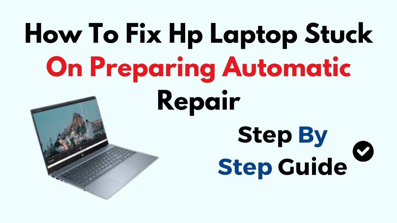 How To Fix HP Laptop Stuck On Preparing Automatic Repair - YouTube