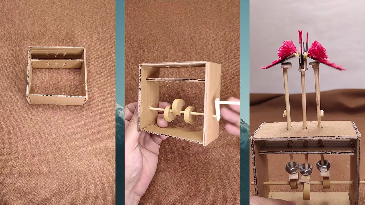 Di Di Ep 04 How to make flying bird box - YouTube