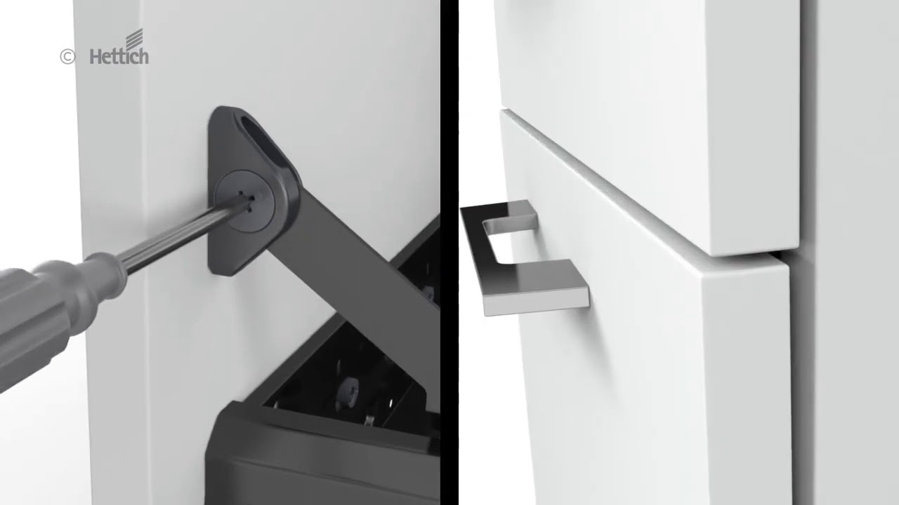 Workstation pedestals with Systema Top 2000, made by Hettich incl ...