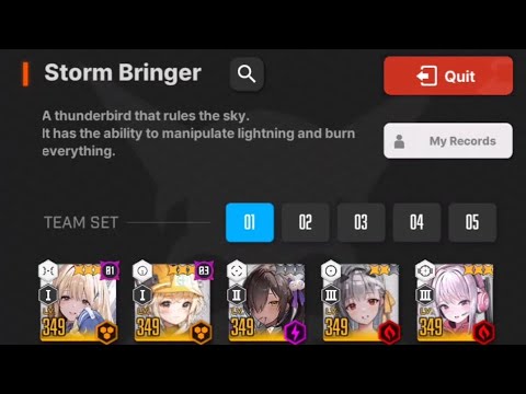 Solo Raid LVL VI Boss Storm Bringer NIKKE : GODDESS OF VICTORY - YouTube