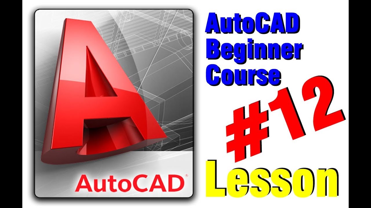 AutoCAD Classes Draw Your First Floor Plan (Lesson 12) - YouTube