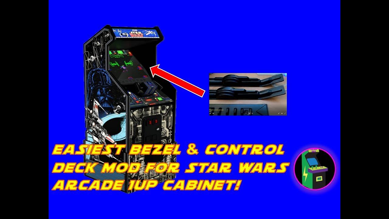 Star Wars Arcade 1Up - Easy Bezel Mod You Can Do In Minutes! - YouTube