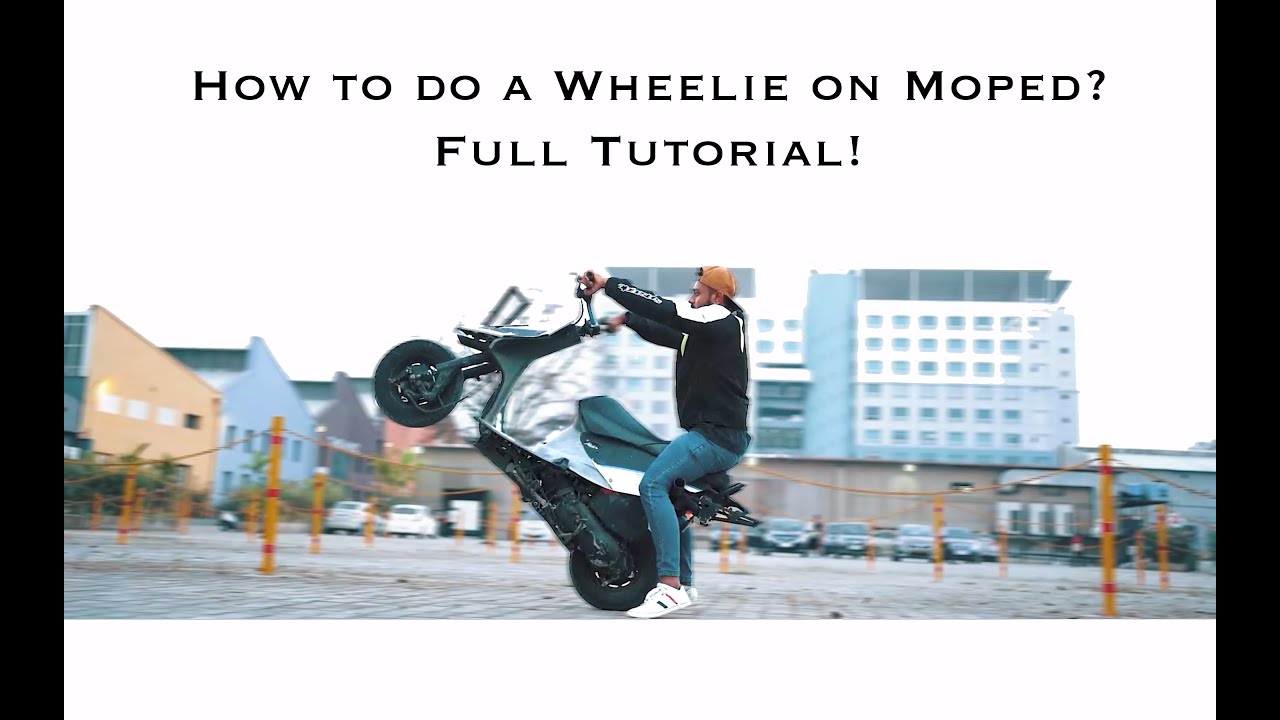 HOW TO DO A WHEELIE ON MOPED (Dio) |Amit John Moped Flipper| a.k.a ...