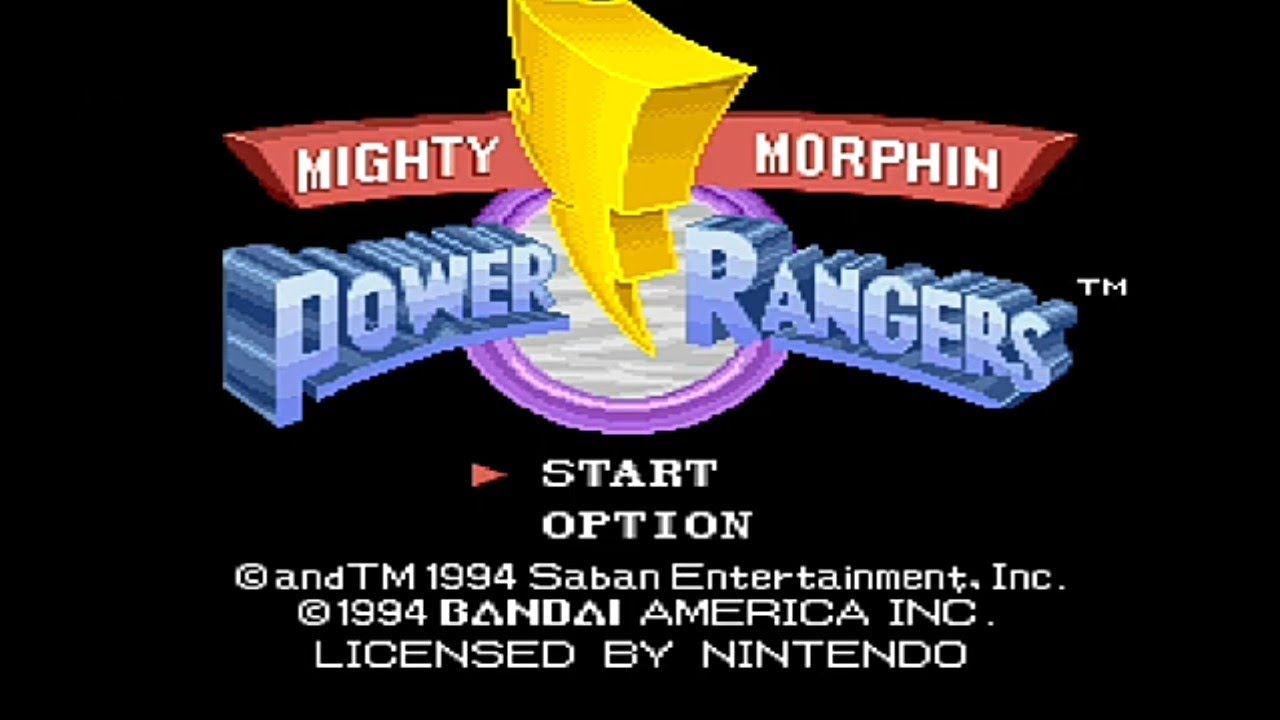 Power Rangers SNES #powerrangers #snes #retrogames - YouTube