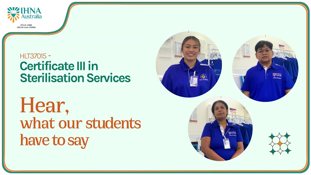 Cert III in Sterilisation Services at IHNA Australia | Unlock Your ...