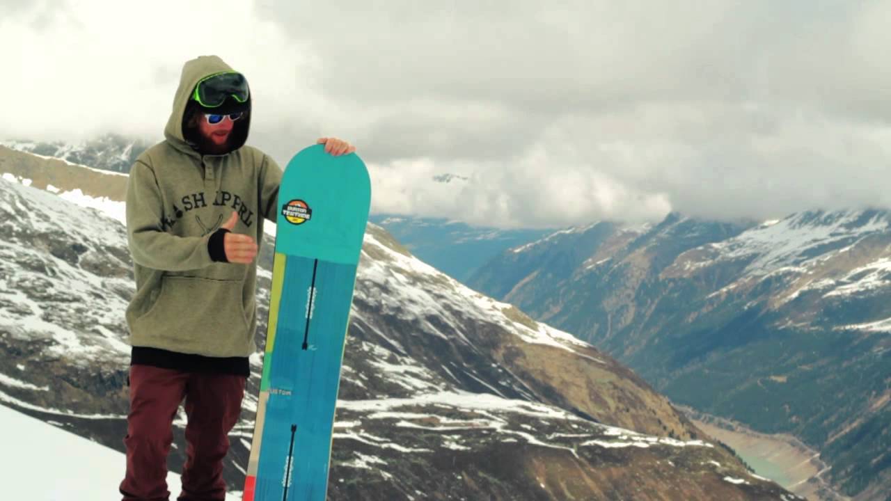 Burton Custom Flying V 2014-15 Snowboard Review - YouTube