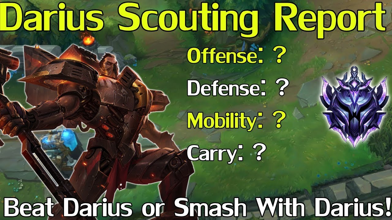 League Scouting Report: Darius The Hand of Noxus (League of Legends ...