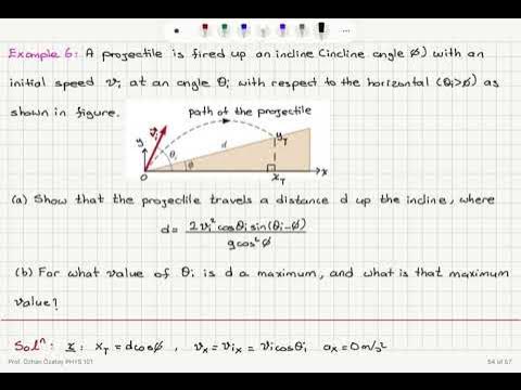 Week 3-3 Projectile Motion - YouTube
