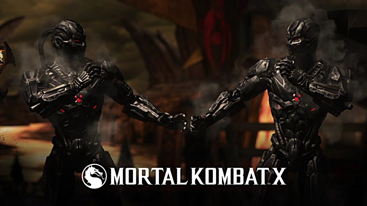 Mortal Kombat X - Triborg Smoke Vs Triborg Smoke - Very Hard - YouTube
