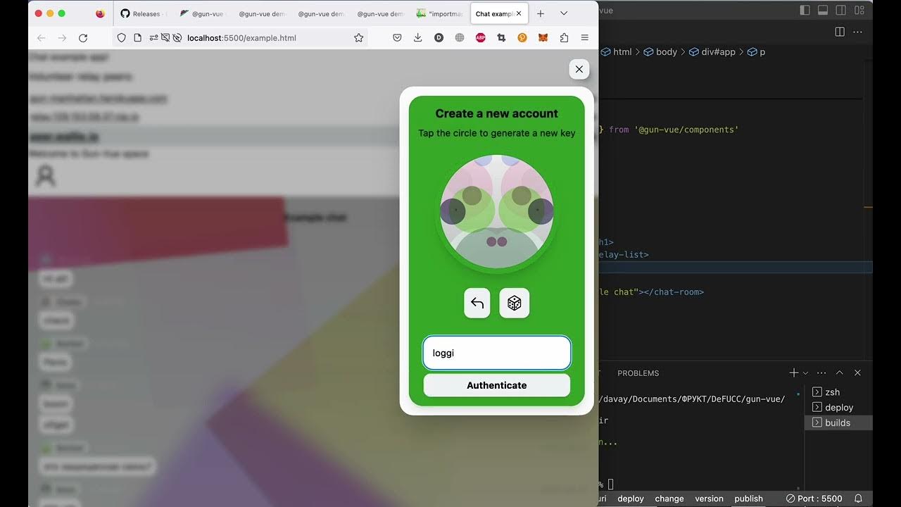 Revolutionizing the Web with Gun, Vue, HTML and importmaps. - YouTube