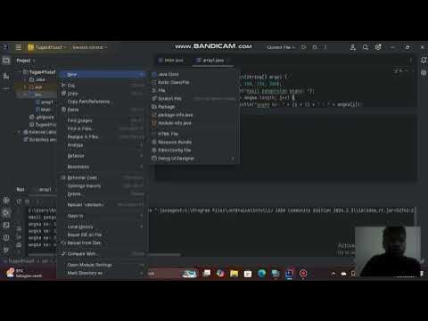 Praktek Pemrograman Java mengenai Array satu Dimensi dan dua Dimensi - YouTube