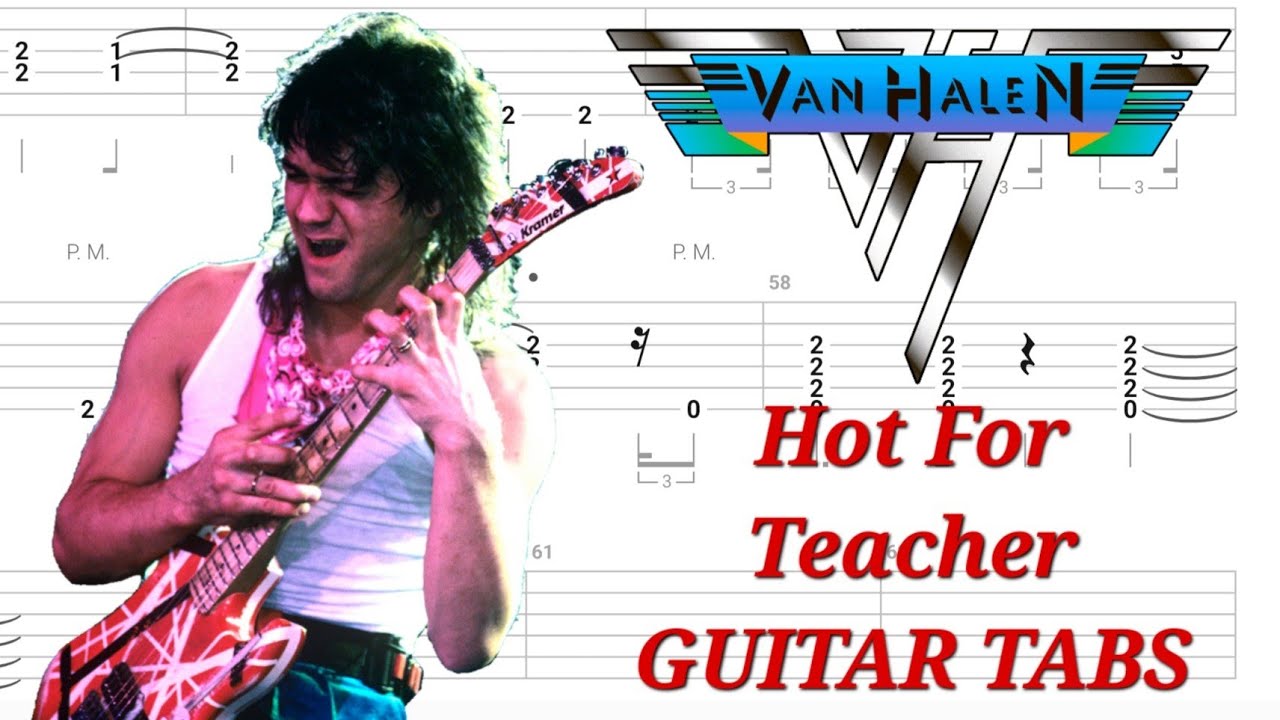 Van Halen - Hot For Teacher GUITAR TABS | Cover | Tutorial | Lesson ...