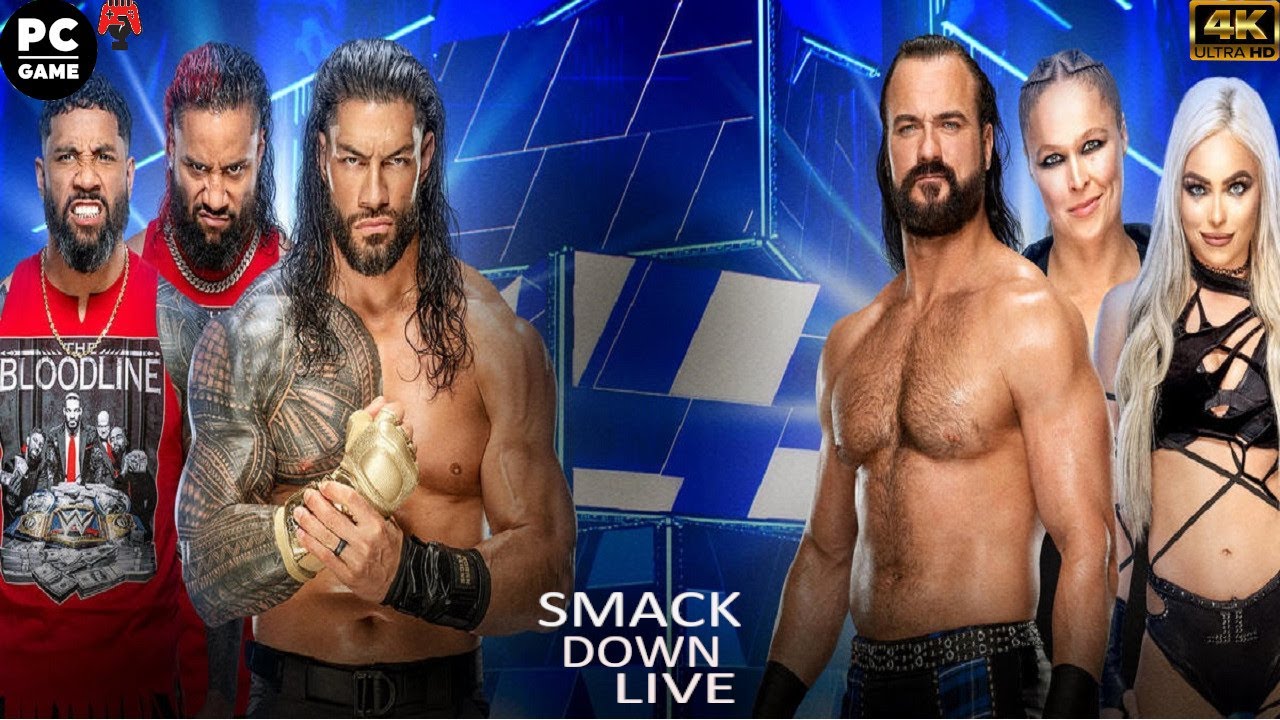 FULL MATCH- WWE SMACKDOWN LIVE[4K 60fps pc] - YouTube