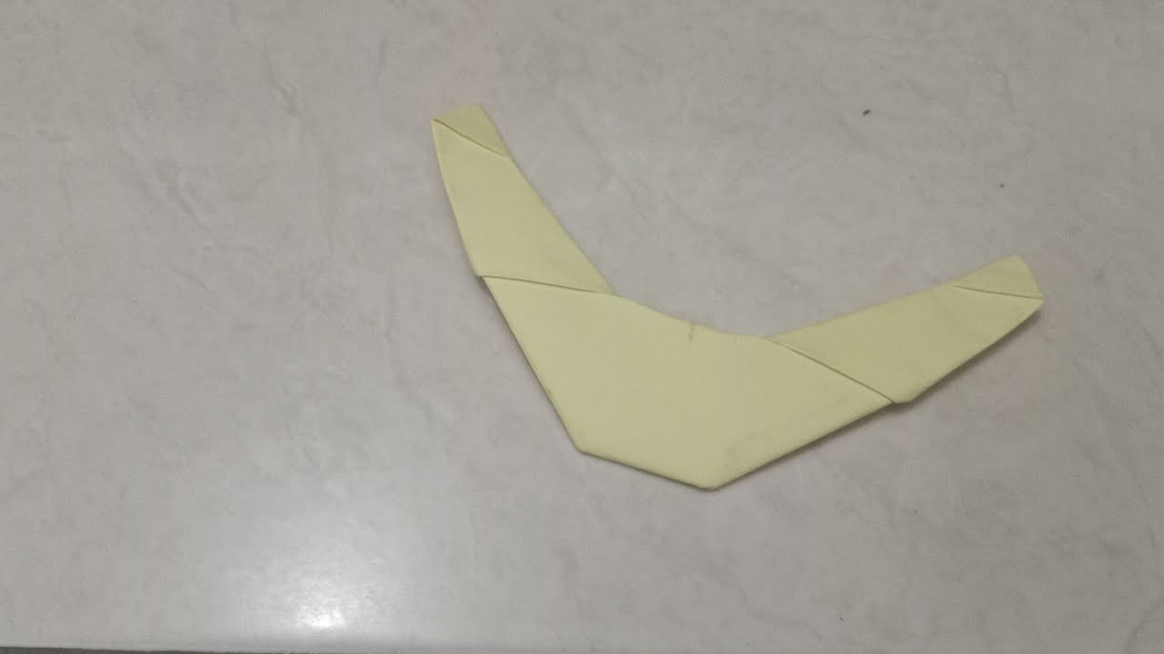 How to make origami flicker boomerang designed by Jeremy shafer origami ...