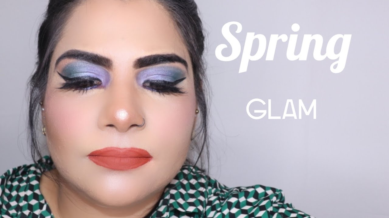 Get Ready With Me |Spring Glam Makeup Tutorial 2021 - YouTube