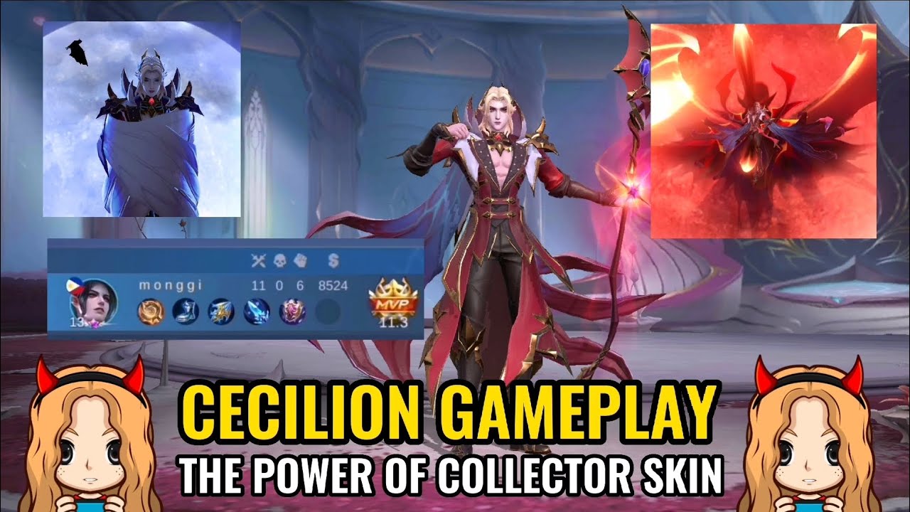 Cecilion Gameplay - Ang Epekto ng Collector Skin - YouTube