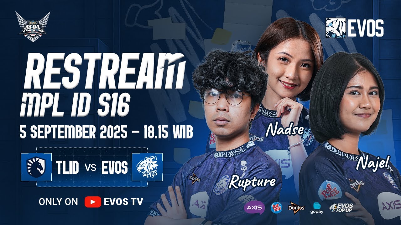 Buff EVOS Hari Ini, Nadse & Najel Turun ke Restream bareng Rupture ...