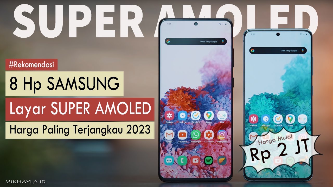 8 Hp SAMSUNG Layar SUPER AMOLED Termurah 2023 ( Harga Paling Terjangkau ...