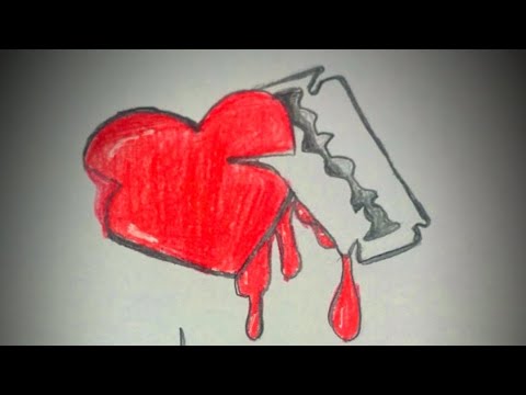 Emotional drawing || Easy art for beginners - YouTube
