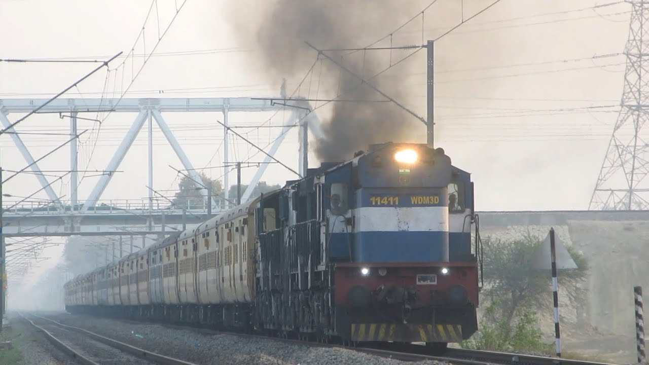 MUed GUNTAKAL ALCo With Chhapra(CPR) - Jalna(J) Express Special.!! - YouTube